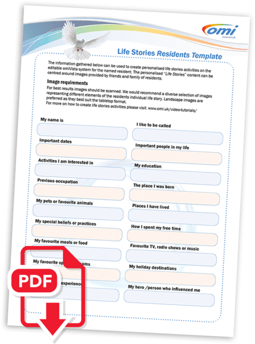 Reminiscence Activities for Person Centred Care | OMi Life Stories